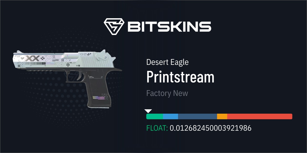 Desert Eagle | Printstream (Factory New) - CS2 Item | Buy Now on BitSkins