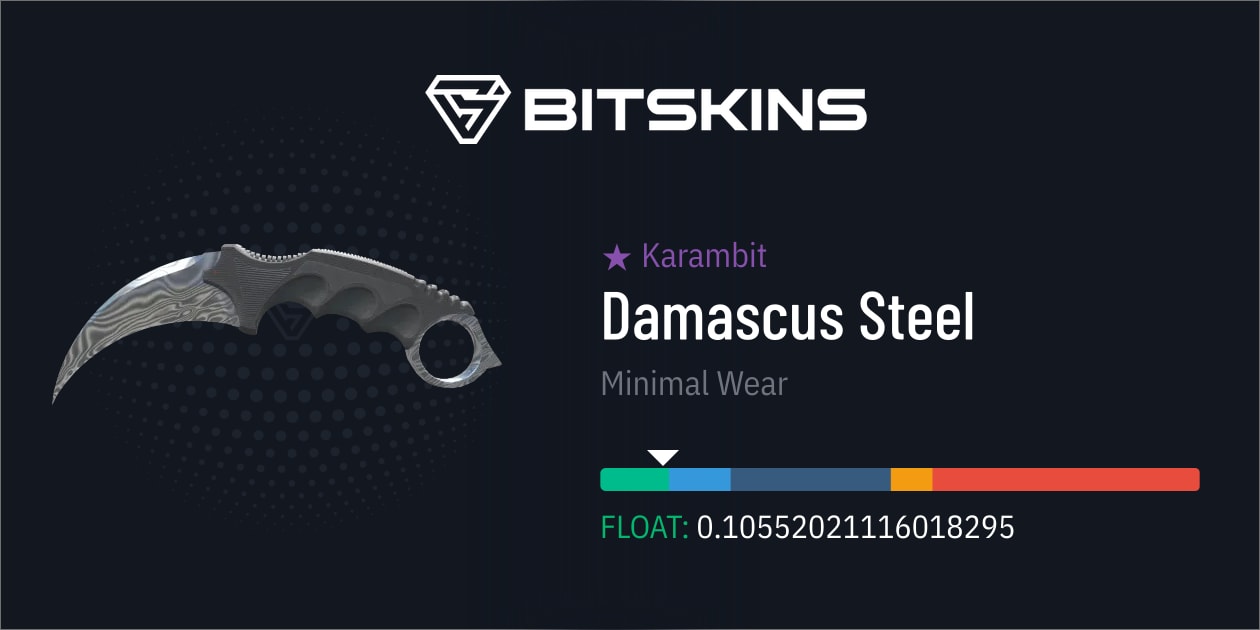 Karambit | Damascus Steel (Minimal Wear) - CS2 Skins | Find and Trade Your Desired CS2 Items