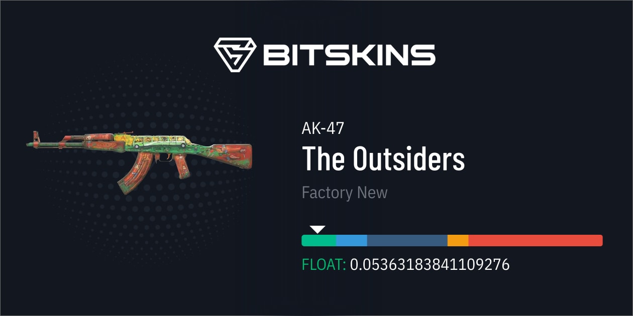 AK-47 | The Outsiders (Factory New) - CS2 Item | Buy Now on BitSkins