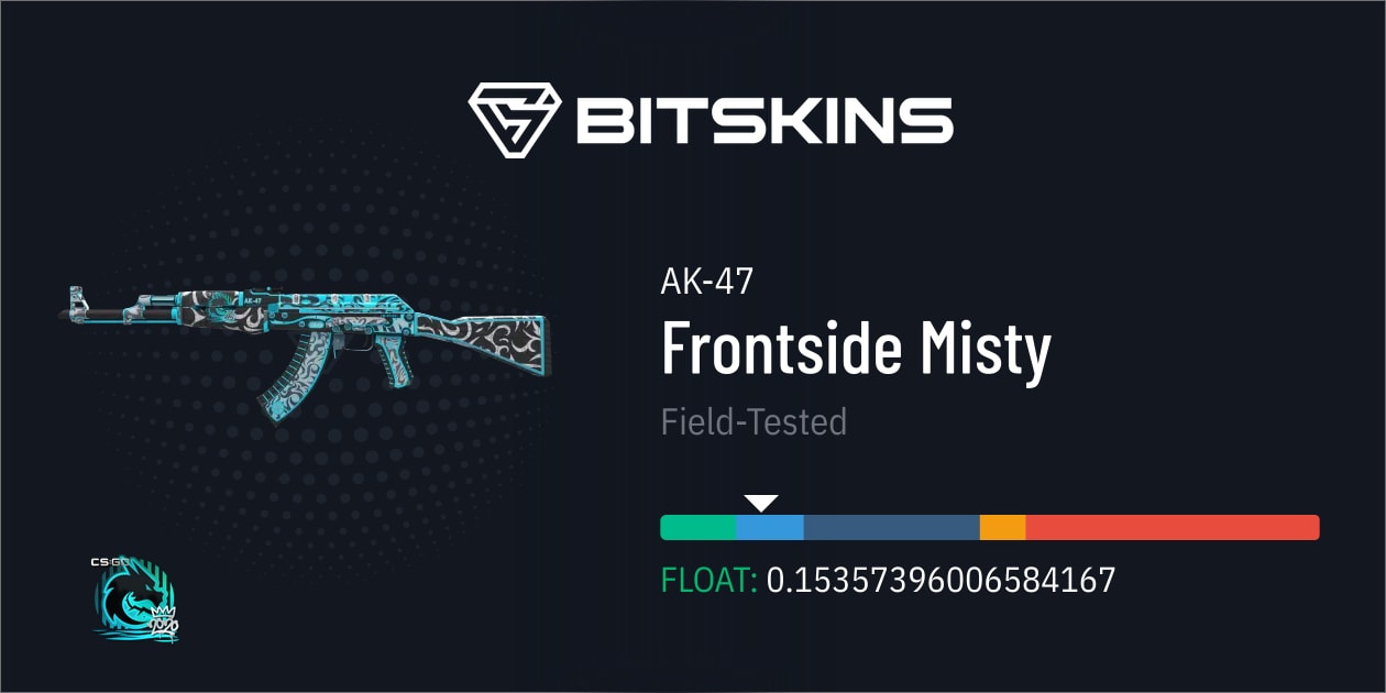 AK-47 | Frontside Misty (Field-Tested) - CS2 Item | Buy Now on BitSkins
