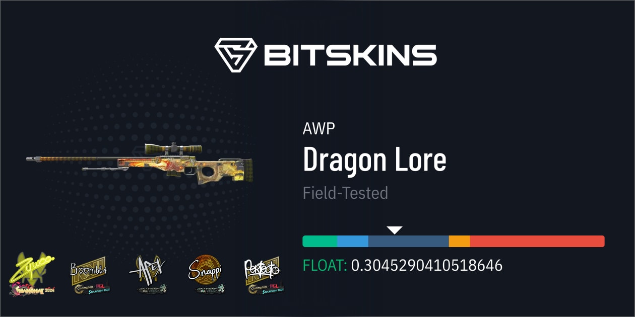 AWP | Dragon Lore (Field-Tested) - CS2 Item | Buy Now on BitSkins