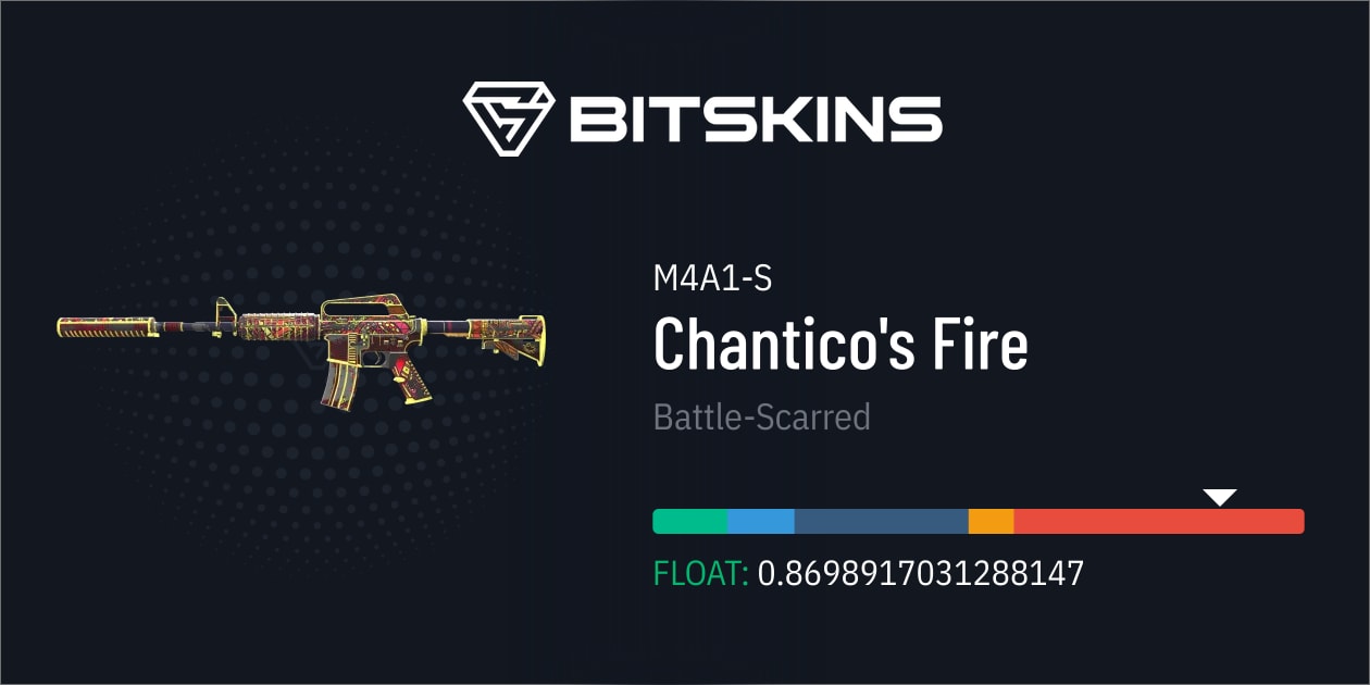 M4A1-S | Chantico's Fire (Battle-Scarred) - CS2 Item | Buy Now on BitSkins
