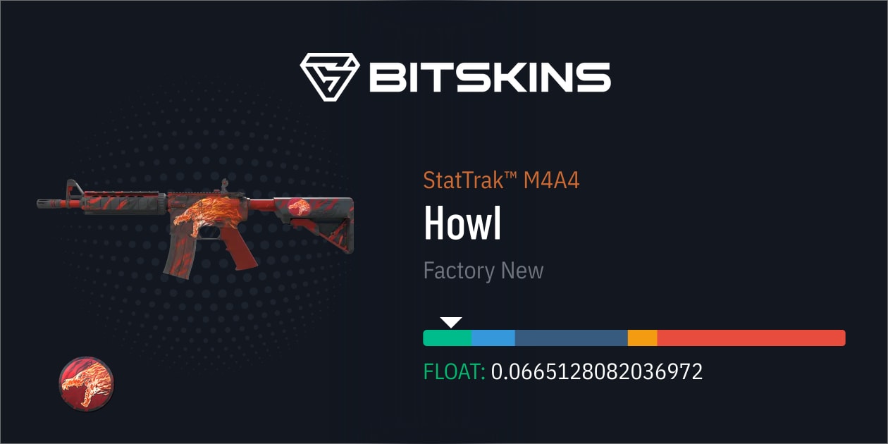 StatTrak™ M4A4 | Howl (Factory New) - CS2 Item | Buy Now on BitSkins