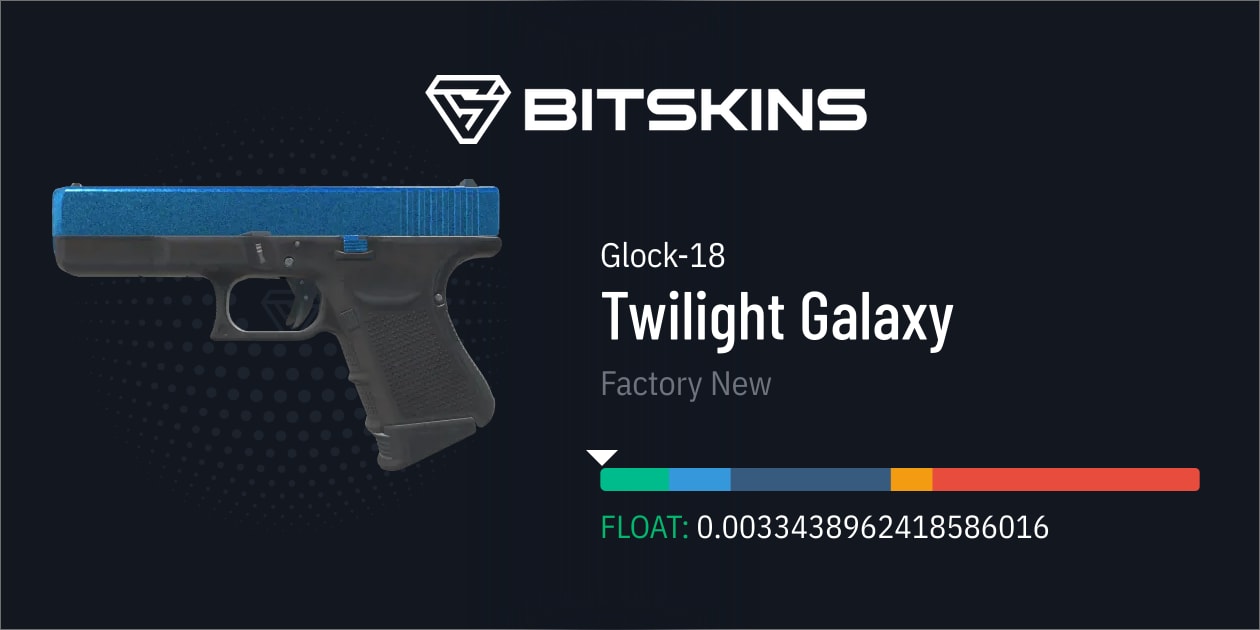 Glock-18 | Twilight Galaxy (Factory New) - CS2 Item | Buy Now on BitSkins