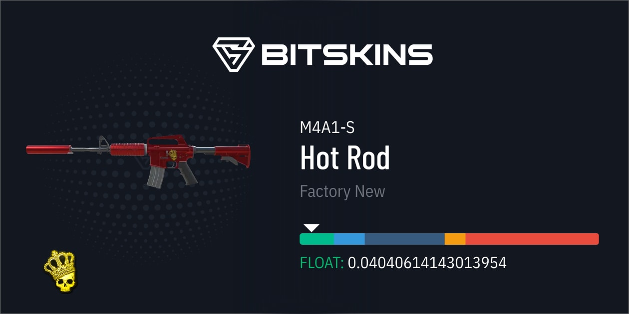 M4A1-S | Hot Rod (Factory New) - CS2 Item | Buy Now on BitSkins