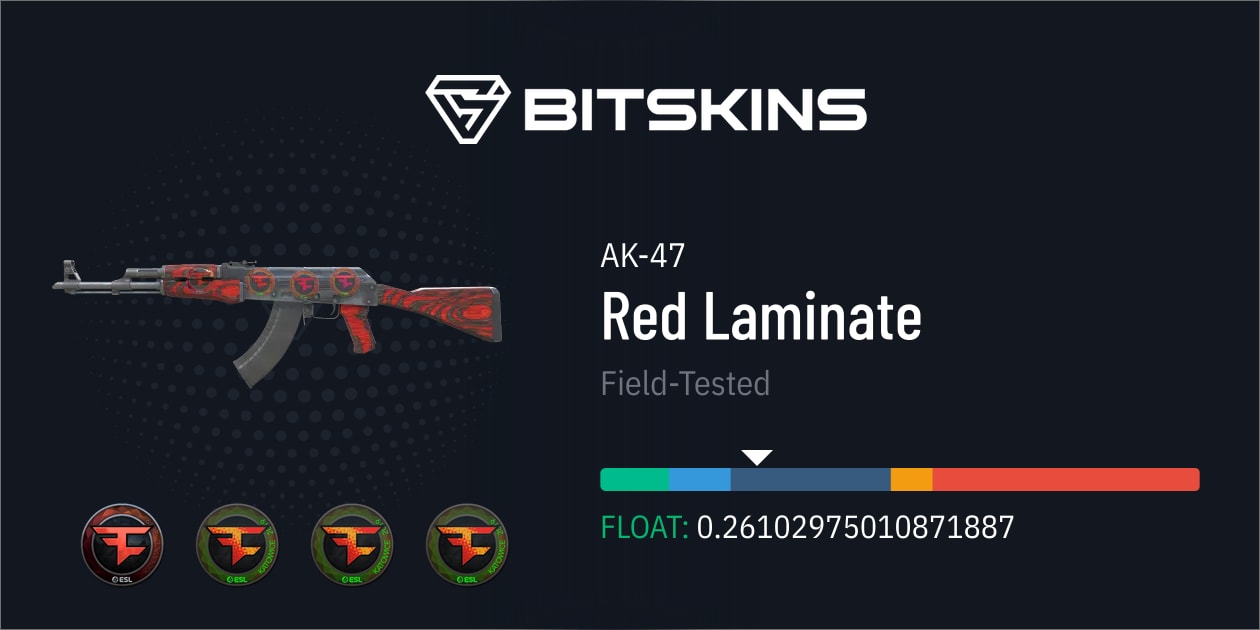 AK-47 | Red Laminate (Field-Tested) - CS2 Skins | Find and Trade Your ...