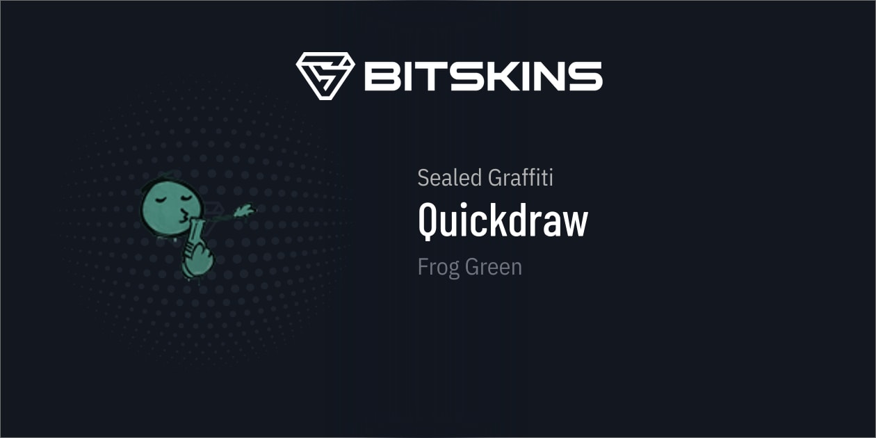 Sealed Graffiti | Quickdraw (Frog Green) - CS2 الجلود | ابحث وتداول ...