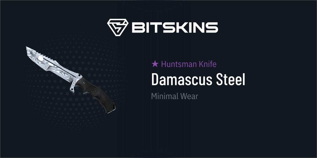 Huntsman Knife | Damascus Steel (Minimal Wear) - CS2 Item | Buy Now on ...