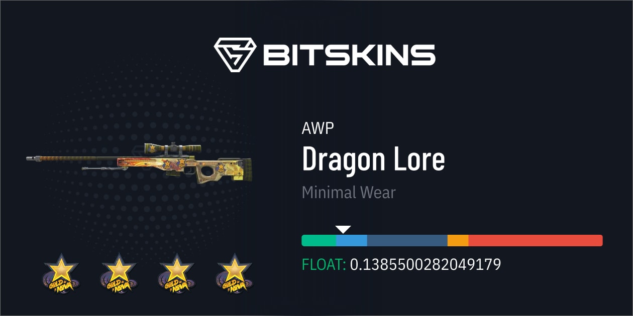 AWP | Dragon Lore (Minimal Wear) - CS2 皮肤 | 查找并交易您想要的 CS2 物品