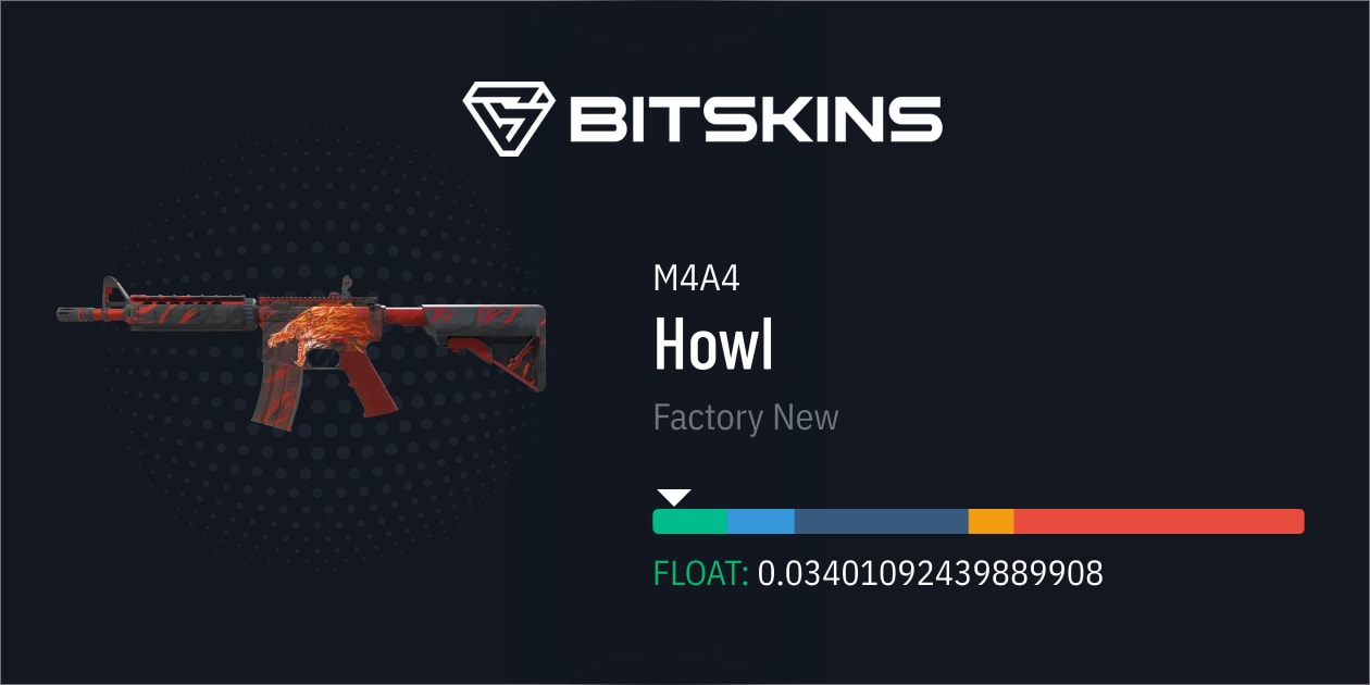 M4A4 | Howl (Factory New) - CS2 Item | Buy Now on BitSkins