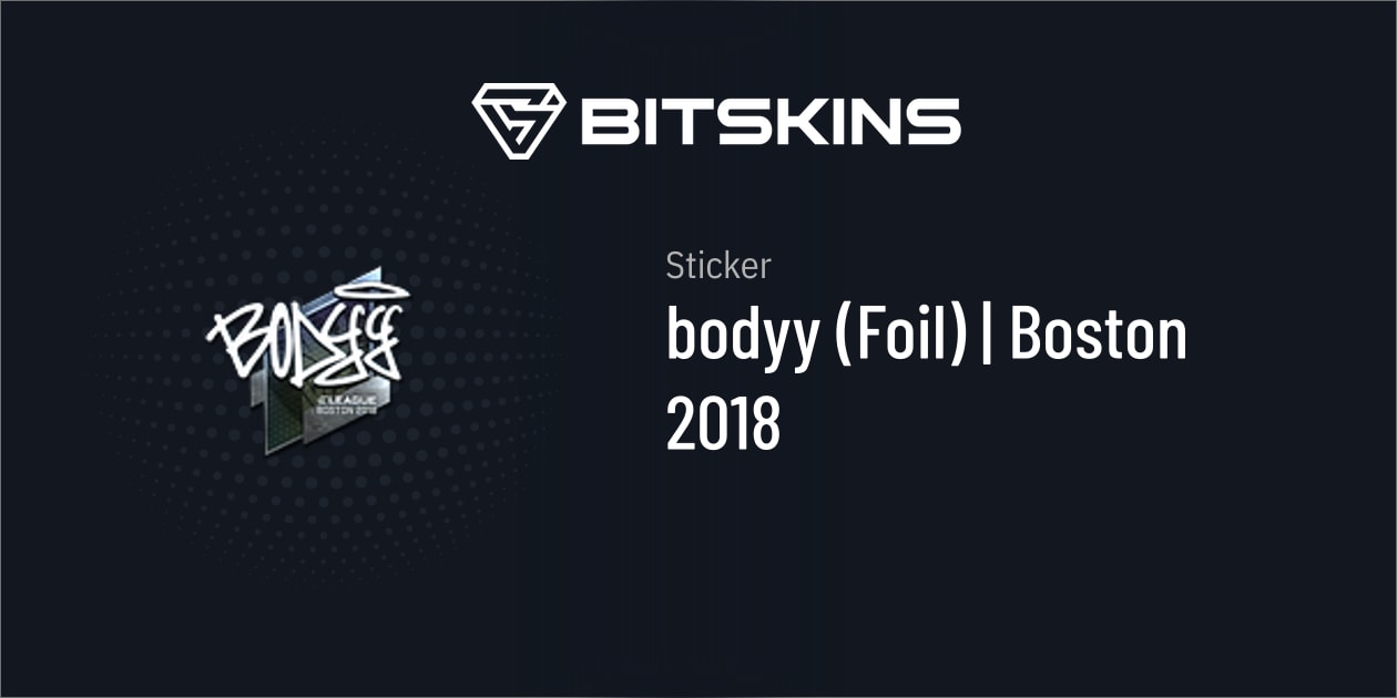 Sticker | bodyy (Foil) | Boston 2018 - CS2 Skins | Find and Trade Your ...