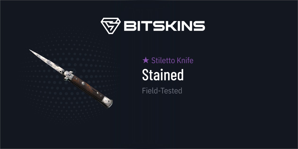 Stiletto Knife | Stained (Field-Tested) - CS2 Item | Buy Now on BitSkins
