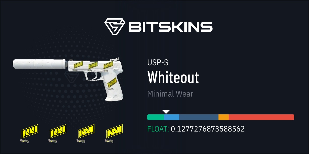 USP-S | Whiteout (Minimal Wear) - CS2 Skins | Find and Trade Your ...