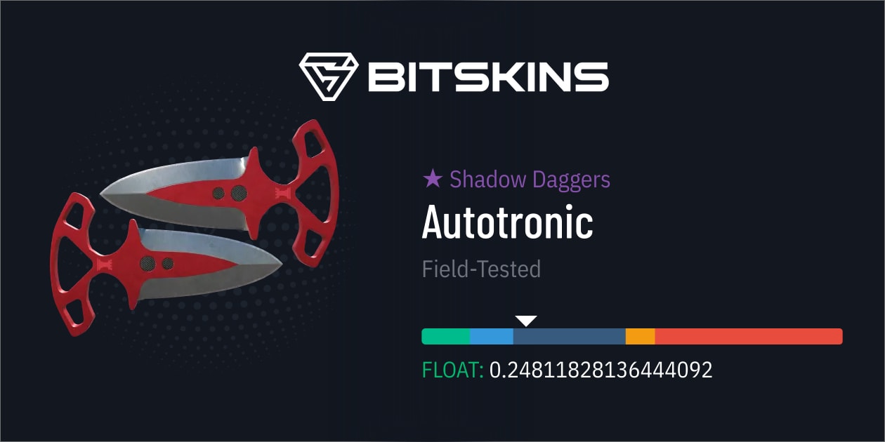Shadow Daggers | Autotronic (Field-Tested) - CS2 Item | Buy Now on BitSkins