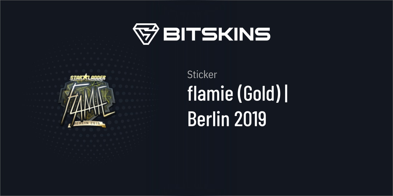 Sticker | flamie (Gold) | Berlin 2019 - Skin CS2 | Temukan dan ...