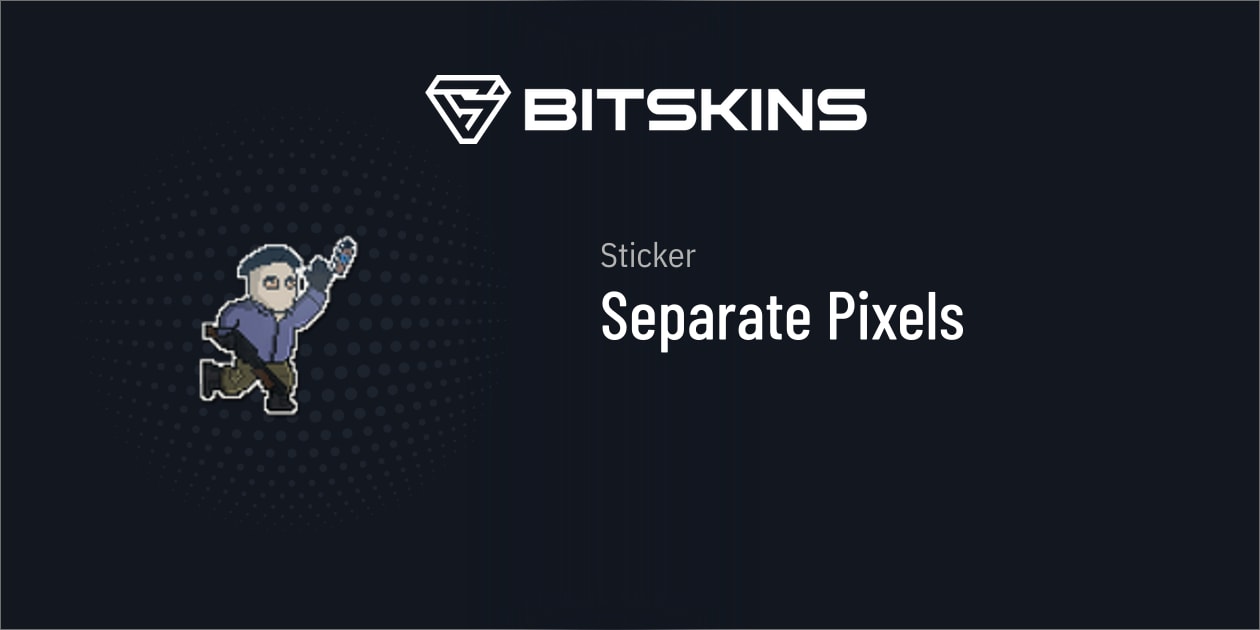 Sticker | Separate Pixels - CS2 Item | Buy Now on BitSkins