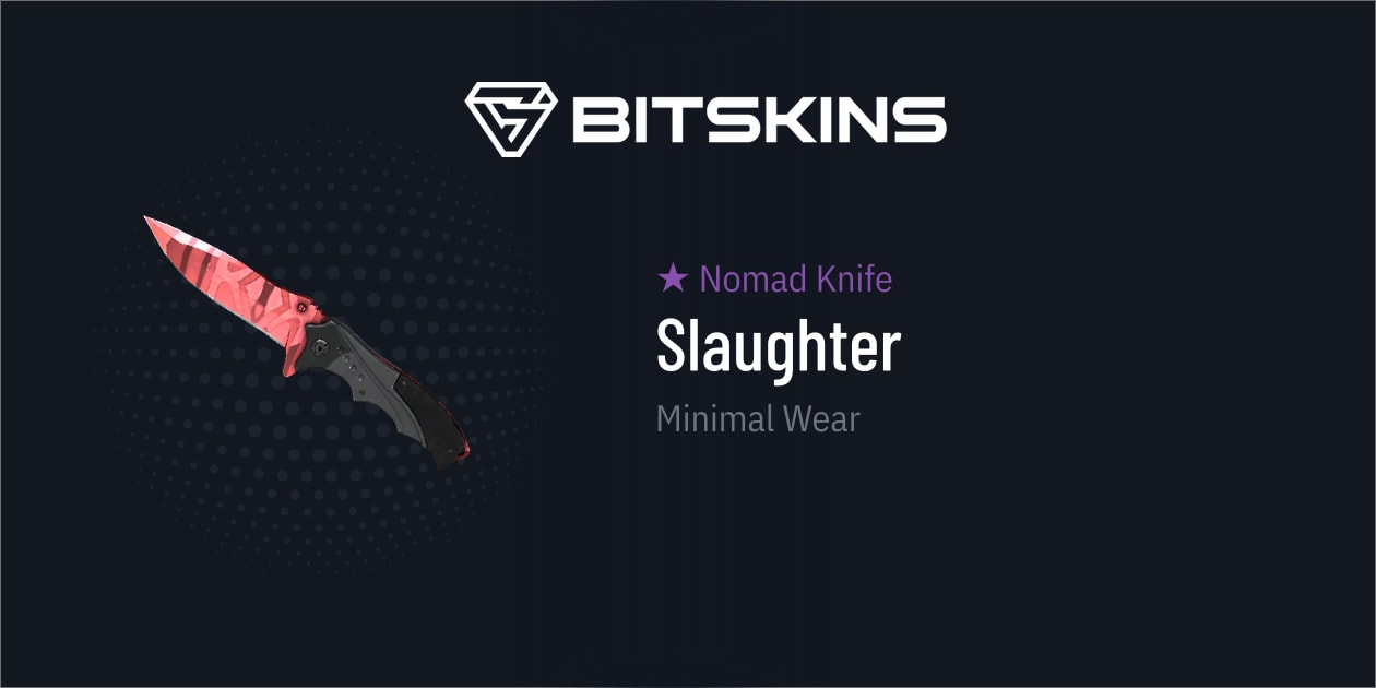 Nomad Knife | Slaughter (Minimal Wear) - CS2 Item | Buy Now on BitSkins
