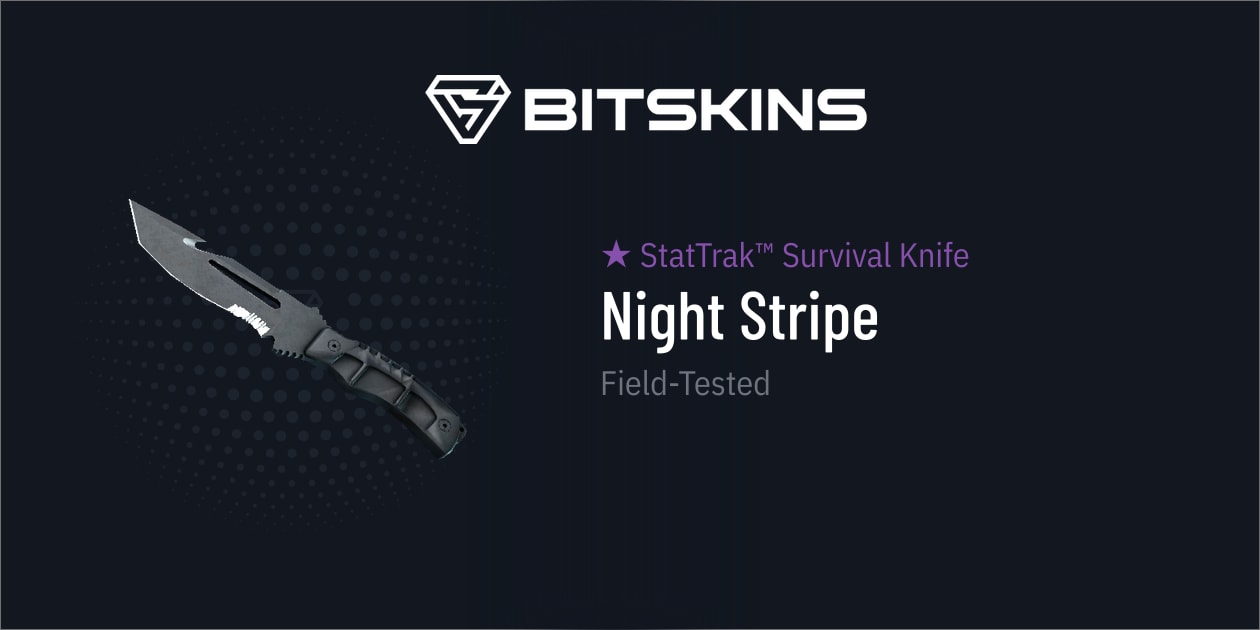 StatTrak™ Survival Knife | Night Stripe (Field-Tested) - CS2 Skins ... StatTrak™ Survival Knife | Night Stripe (Field-Tested) - CS2 Skins ...