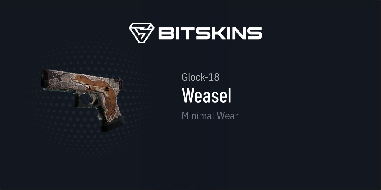 Glock-18 | Weasel (Minimal Wear) - CS2 Item | Buy Now on BitSkins