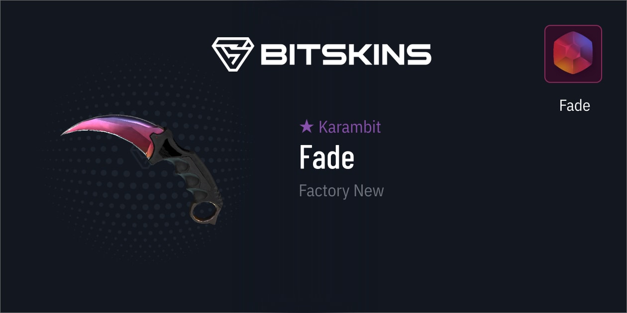 Karambit | Fade (Factory New) - CS2 皮肤 | 查找并交易您想要的 CS2 物品
