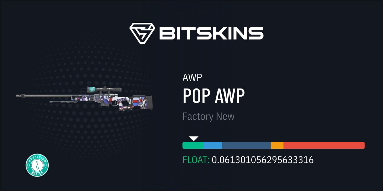 AWP | POP AWP (Factory New) - CS2 Item | Buy Now on BitSkins