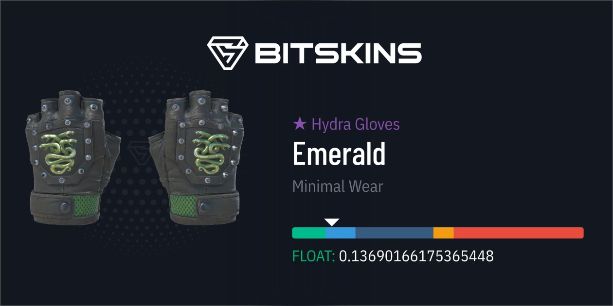Hydra Gloves | Emerald (Minimal Wear) - CS2 Скины | Найдите и обменяйте ...