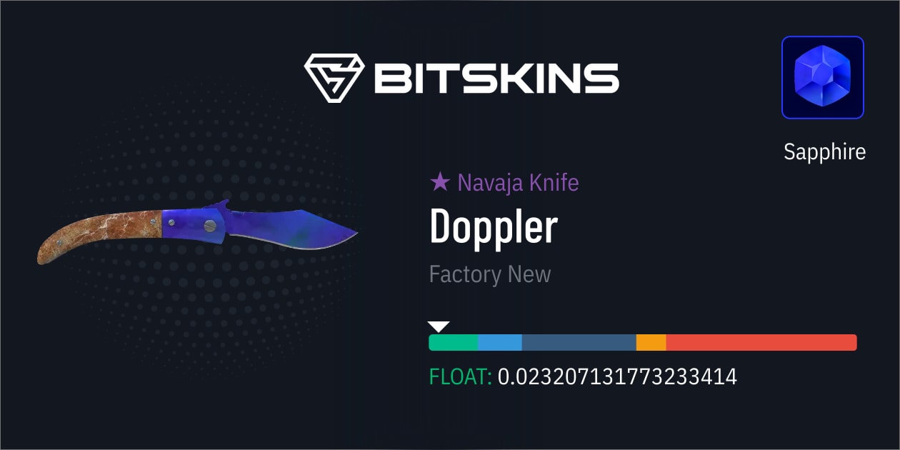Navaja Knife | Doppler Sapphire (Factory New) - CS2 皮肤 | 查找并交易您想要的 CS2 物品