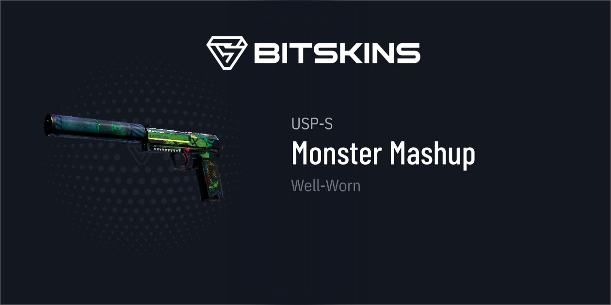 USP-S | Monster Mashup (Well-Worn) - CS2 Item | Buy Now on BitSkins