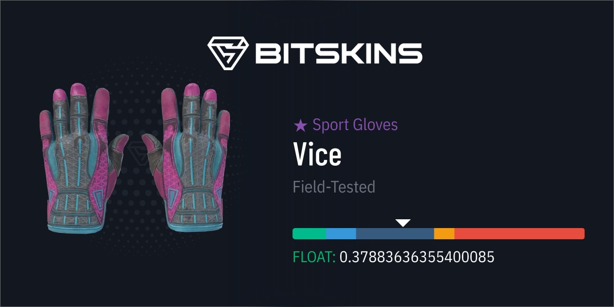 Sport Gloves | Vice (Field-Tested) - CS2 Item | Buy Now on BitSkins