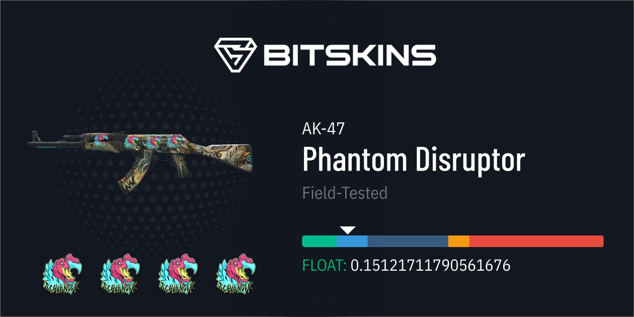 AK-47 | Phantom Disruptor (Field-Tested) - CS2 Item | Buy Now on BitSkins