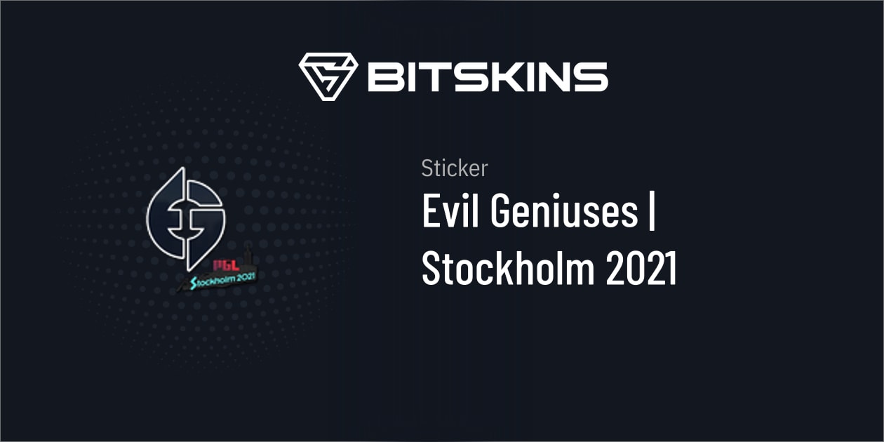 Sticker | Evil Geniuses | Stockholm 2021 - CS2 Item | Buy Now on BitSkins