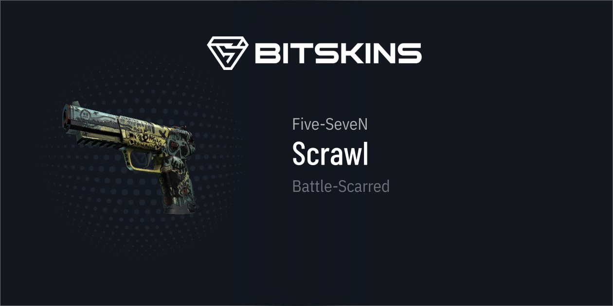 Five-SeveN | Scrawl (Battle-Scarred) - CS2 Item | Buy Now on BitSkins
