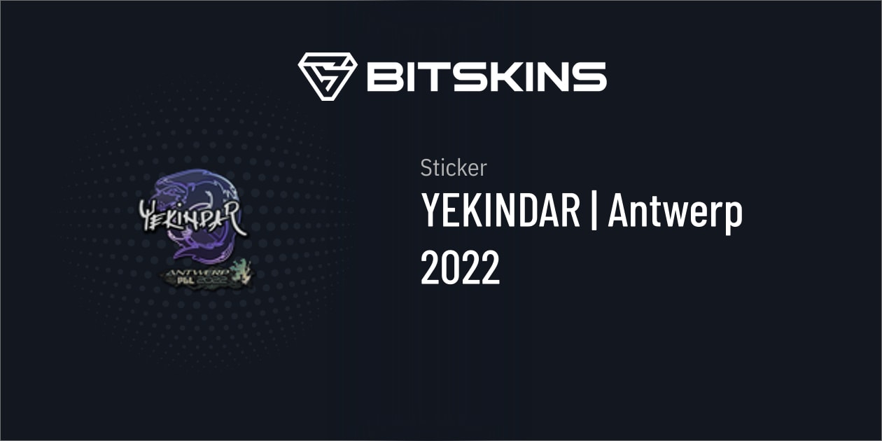 Sticker | YEKINDAR | Antwerp 2022 - CS2 Item | Buy Now on BitSkins