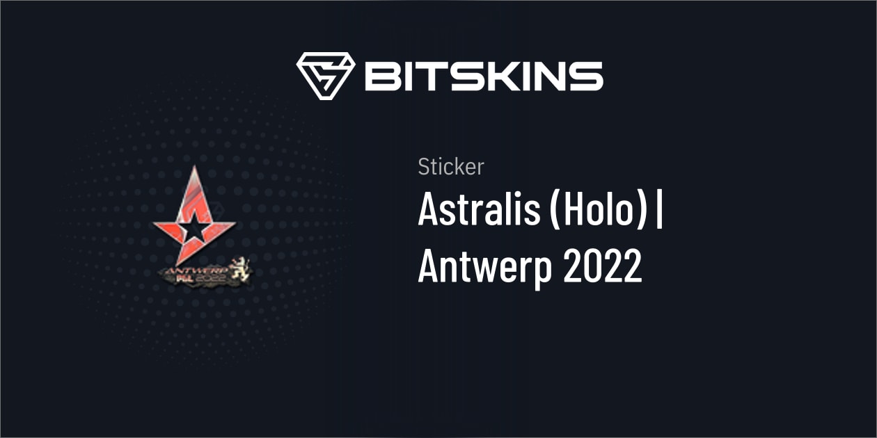 Sticker | Astralis (Holo) | Antwerp 2022 - CS2 Item | Buy Now on BitSkins