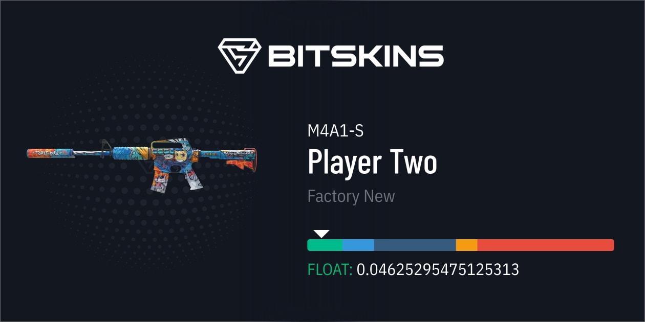 M4A1-S | Player Two (Factory New) - CS2 Item | Buy Now on BitSkins