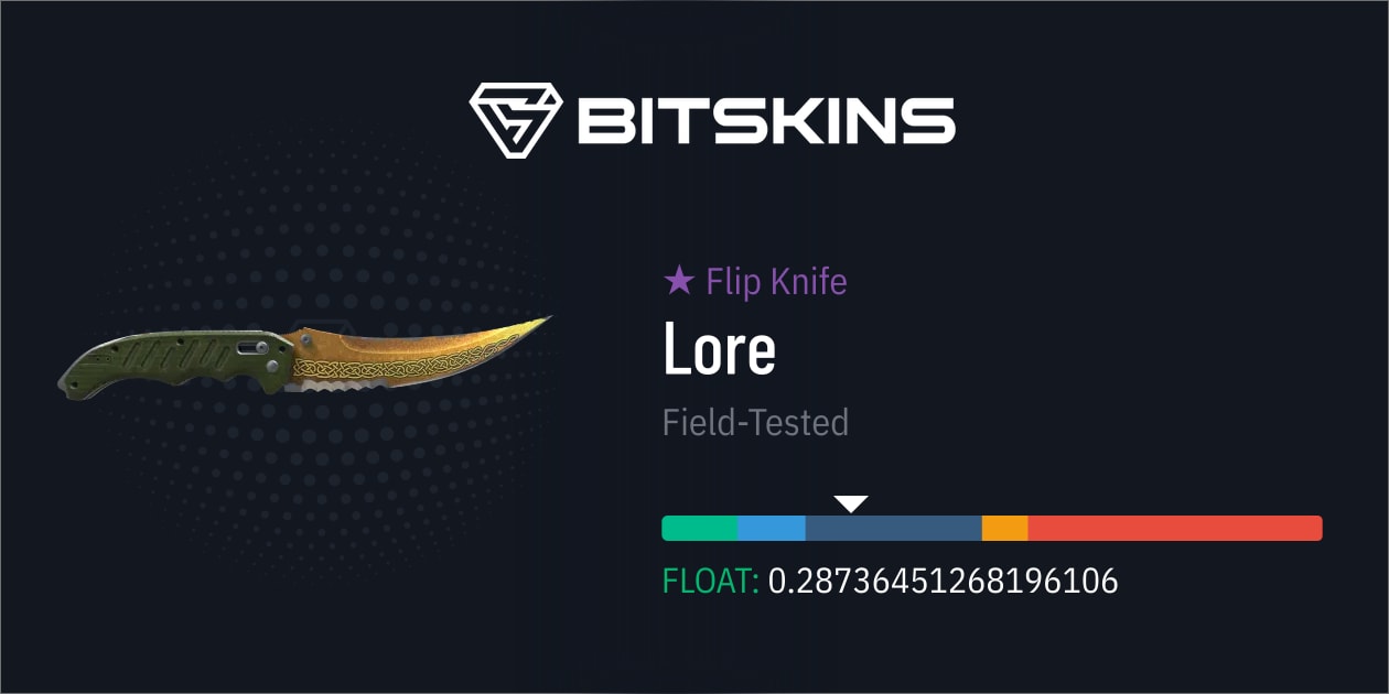 Flip Knife | Lore (Field-Tested) - CS2 Item | Buy Now on BitSkins