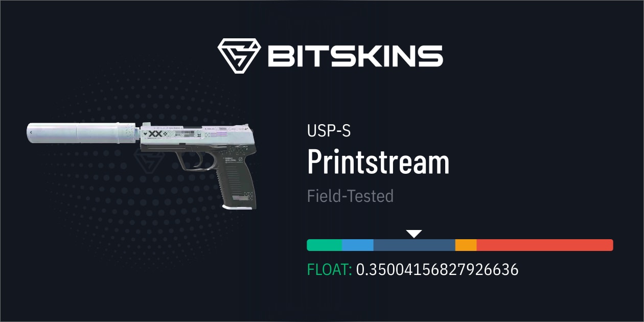 USP-S | Printstream (Field-Tested) - CS2 Item | Buy Now on BitSkins