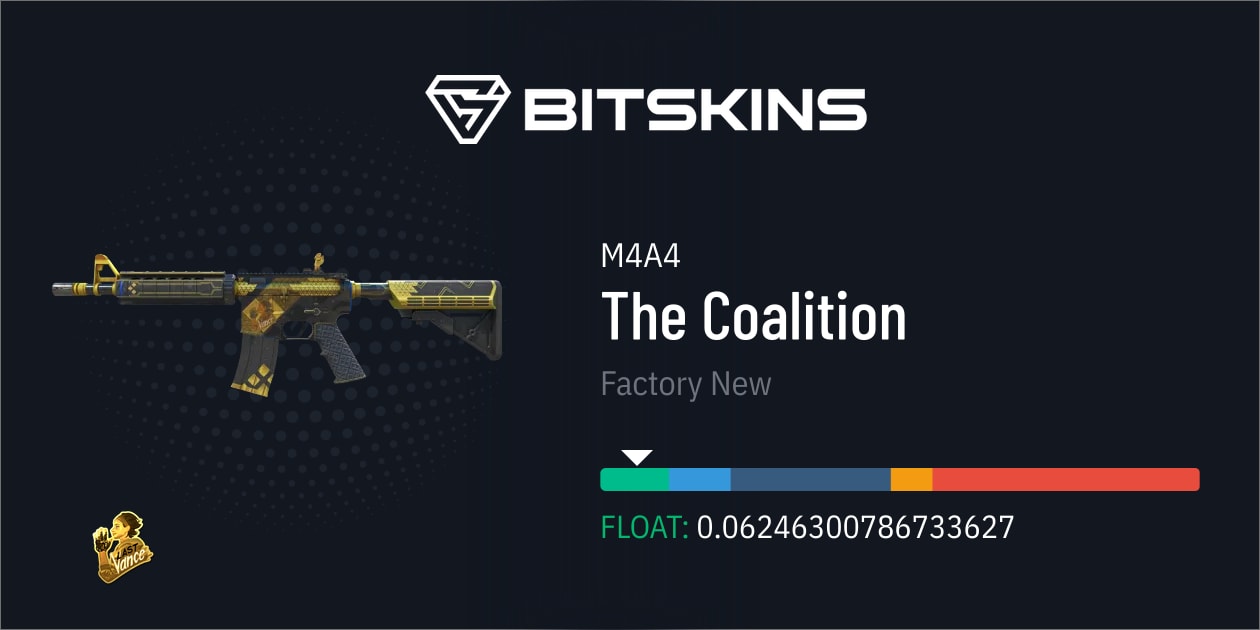 M4A4 | The Coalition (Factory New) - CS2 皮肤 | 查找并交易您想要的 CS2 物品