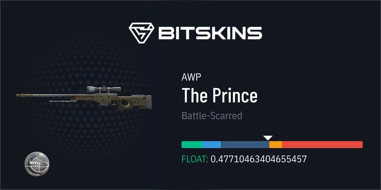 AWP | The Prince (Battle-Scarred) - CS2 Item | Buy Now on BitSkins