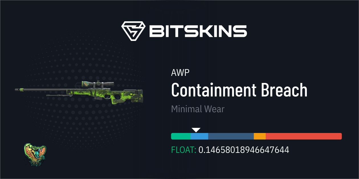 AWP | Containment Breach (Minimal Wear) - CS2 Item | Buy Now on BitSkins