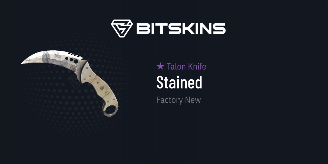 Talon Knife | Stained (Factory New) - CS2 Item | Buy Now on BitSkins