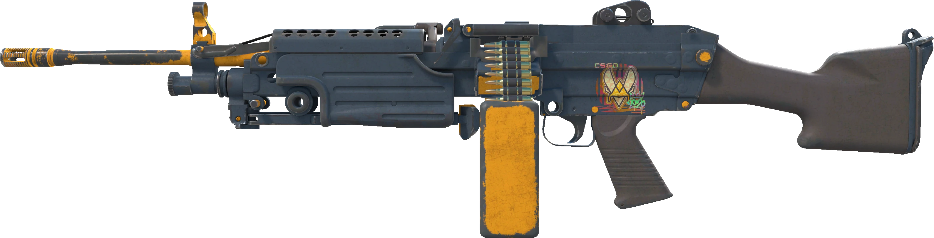 M249 Impact Drill Battle Scarred CS2 Item Buy Now on BitSkins