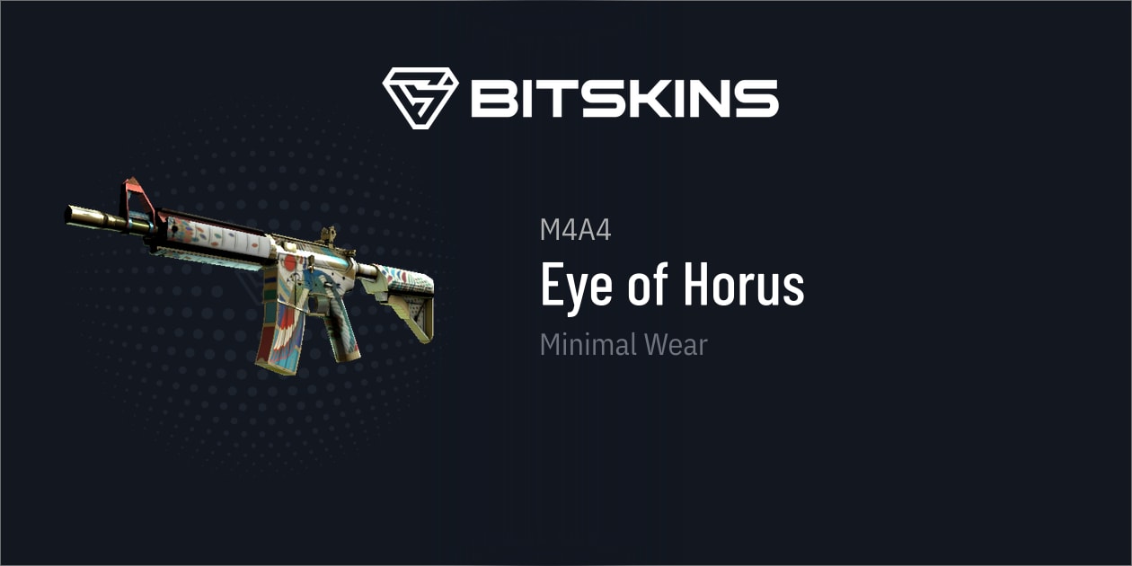 M4A4 | Eye of Horus (Minimal Wear) - CS2 Item | Buy Now on BitSkins