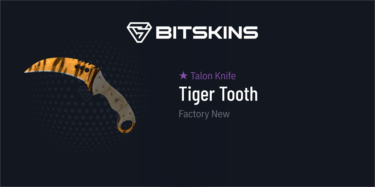 Talon Knife | Tiger Tooth (Factory New) - CS2 Skins | Encuentra e ...