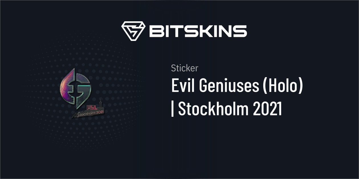 Sticker | Evil Geniuses (Holo) | Stockholm 2021 - CS2 Item | Buy Now on ...