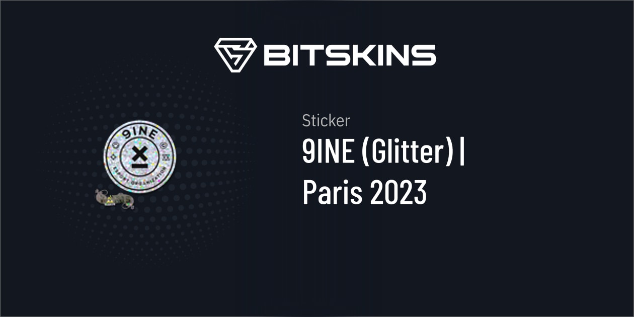 Sticker | 9INE (Glitter) | Paris 2023 - CS2 Skins | Find and Trade Your ...