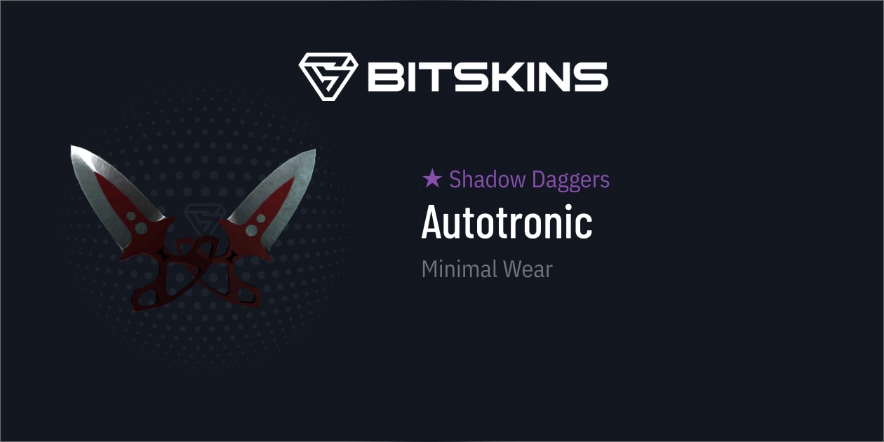 Shadow Daggers | Autotronic (Minimal Wear) - CS2 Item | Buy Now on BitSkins