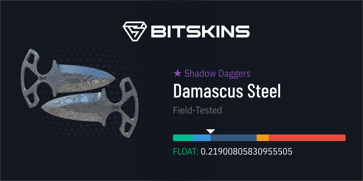 Shadow Daggers | Damascus Steel (Field-Tested) - CS2 Skins | Find and ...