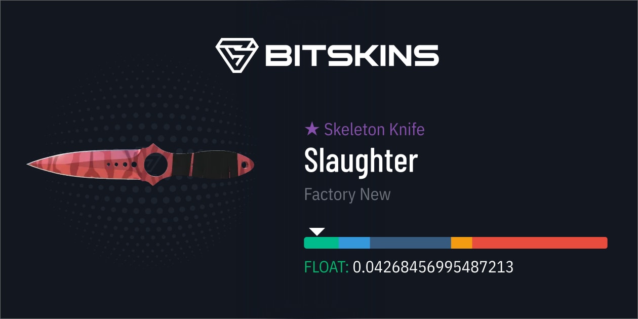 Skeleton Knife | Slaughter (Factory New) - CS2 Item | Buy Now on BitSkins