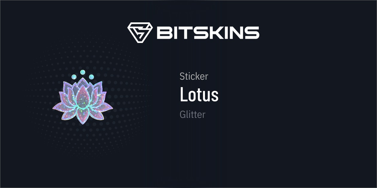 Sticker | Lotus (Glitter) - CS2 Item | Buy Now on BitSkins